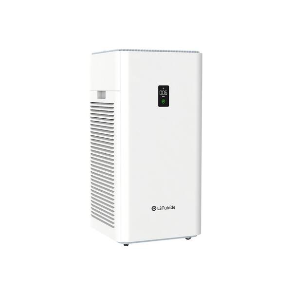 Unbranded 4555 sq. ft. HEPA True Whole House Air Purifier in Whites with 3 Layer Filter Laser Dust Sensor Timer. FUWOSSF