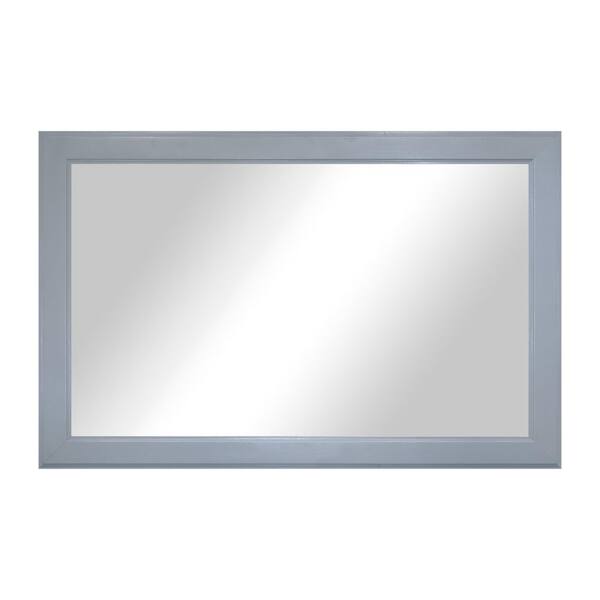Rayne Mirrors Rayne Heritage (33 in. W x 54 in. H) Gray Hardwood Poplar ...