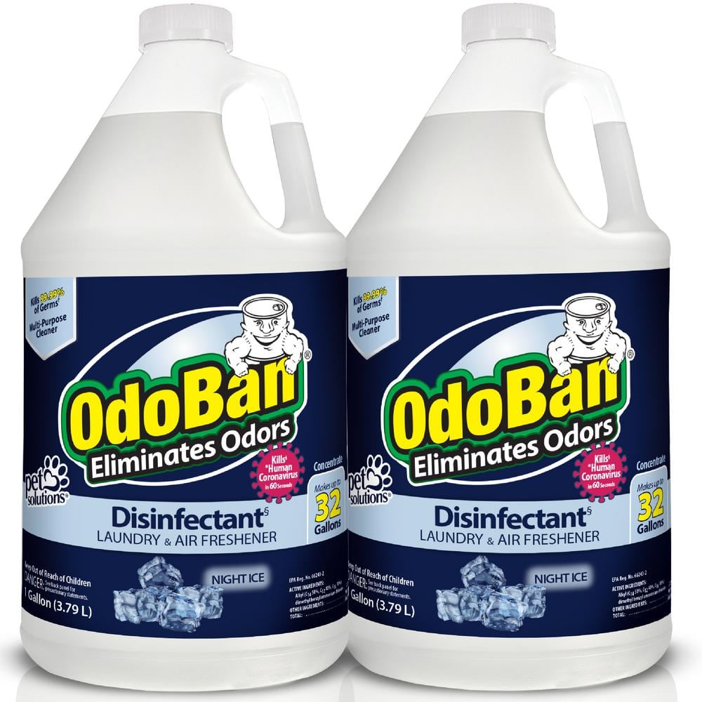 OdoBan 1 Gal. Night Ice Disinfectant and Odor Eliminator, Mold Control ...