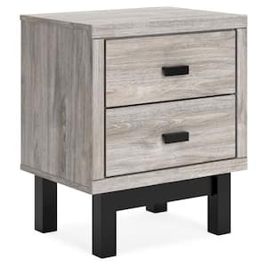 Signature DESIGN BY ASHLEY Ralinksi Gray 2 Drawer 20.04 in. W ...