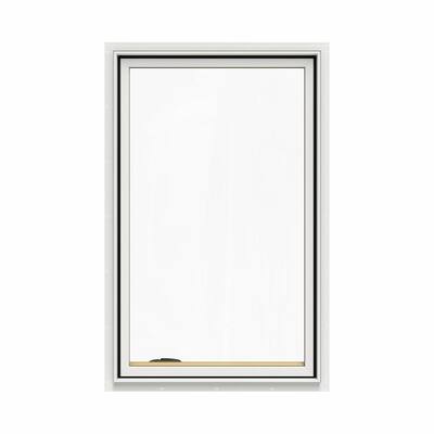 JELD-WEN 30.75 in. x 48.75 in. W-2500 Series White Painted Clad Wood ...