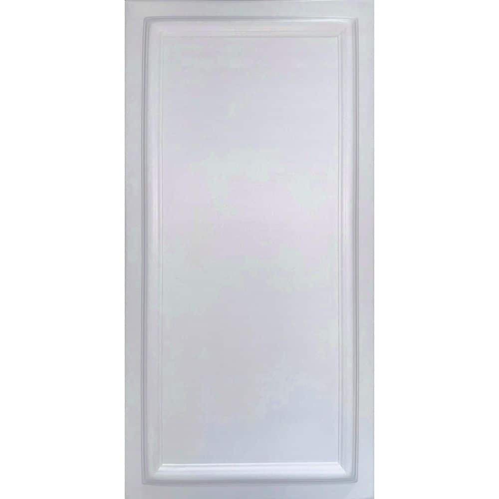 A La Maison Ceilings Framed Panel Ultra Pure white 1.6 ft. x 3.3 ft ...