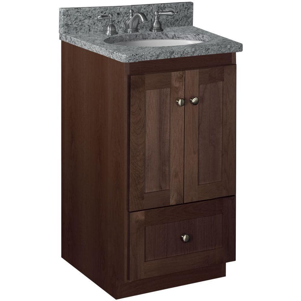 Simplicity by Strasser Shaker 18 in. W x 21 in. D x 34.5 in. H Bath ...