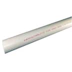 Charlotte Pipe 3 in. x 10 ft. PVC DWV Sch. 30 Thin-Wall Pipe PVC 09300 ...