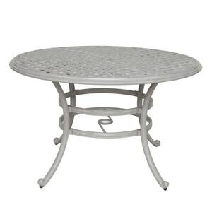 Courtyard Casual Santa Fe 48 in. Round Aluminum Balcony Height Outdoor ...