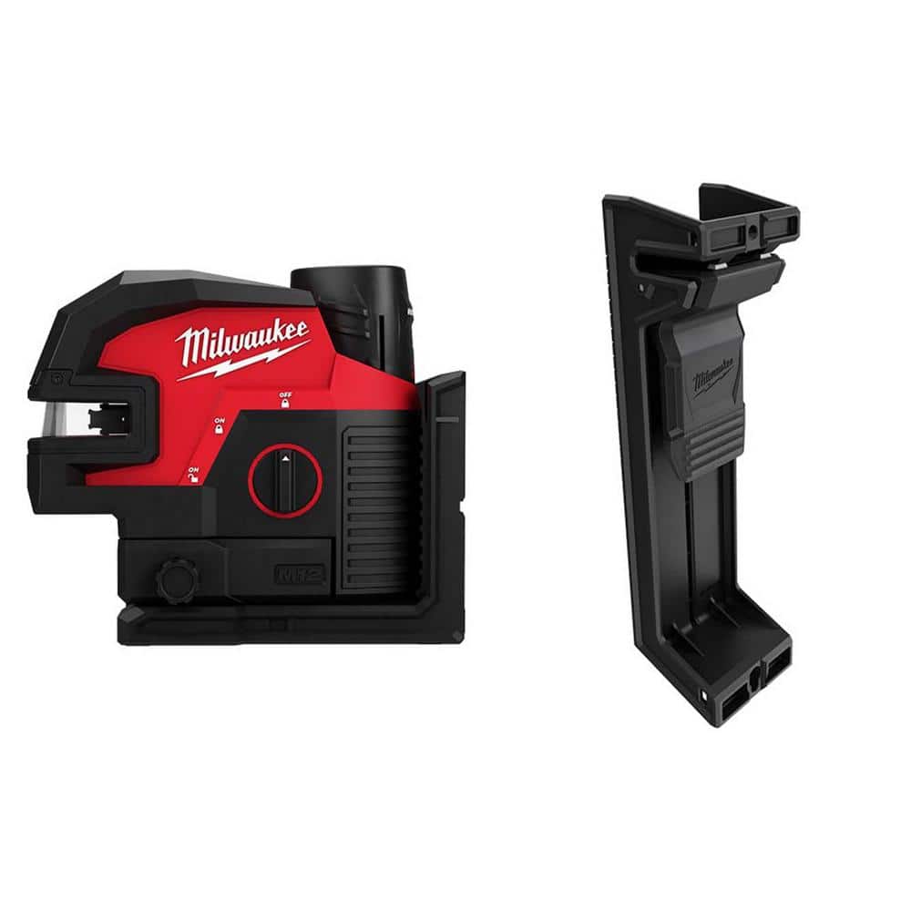 Milwaukee M12 12-Volt Lithium-Ion Cordless Green Cross Line and 4 ...