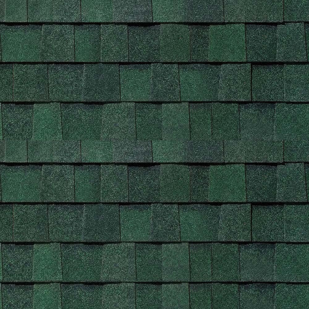 Tamko Hip and Ridge Rustic Evergreen Hip and Ridge Cap Roofing Shingles ...