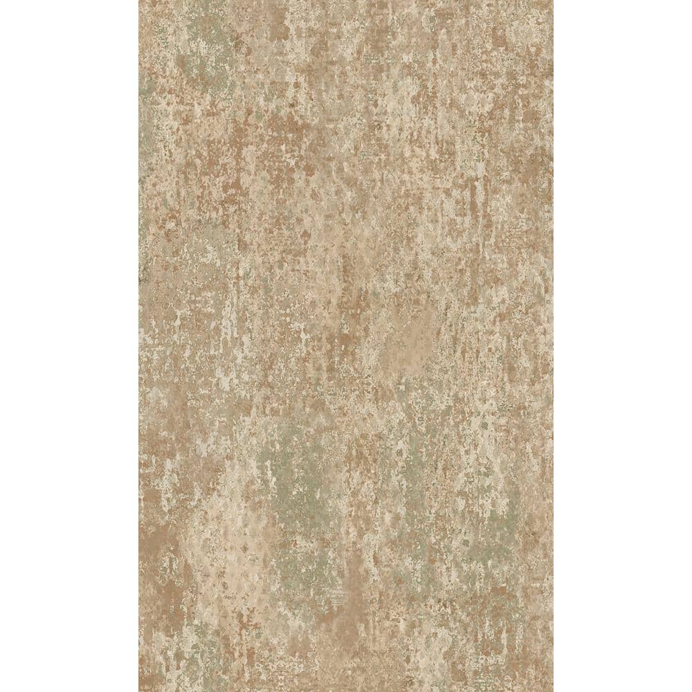 Walls Republic Rust Beige Scratched Concrete Textured Print Non-Woven ...