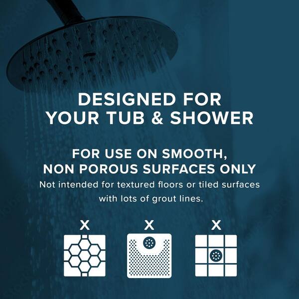 Non Slip Bath Tub Mat Circul Transparent Bath Tub Liner Mat - 100 X 41 ...