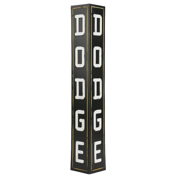 Open Road Brands Dodge Black, Yellow, and White Tin Decorative Sign ...