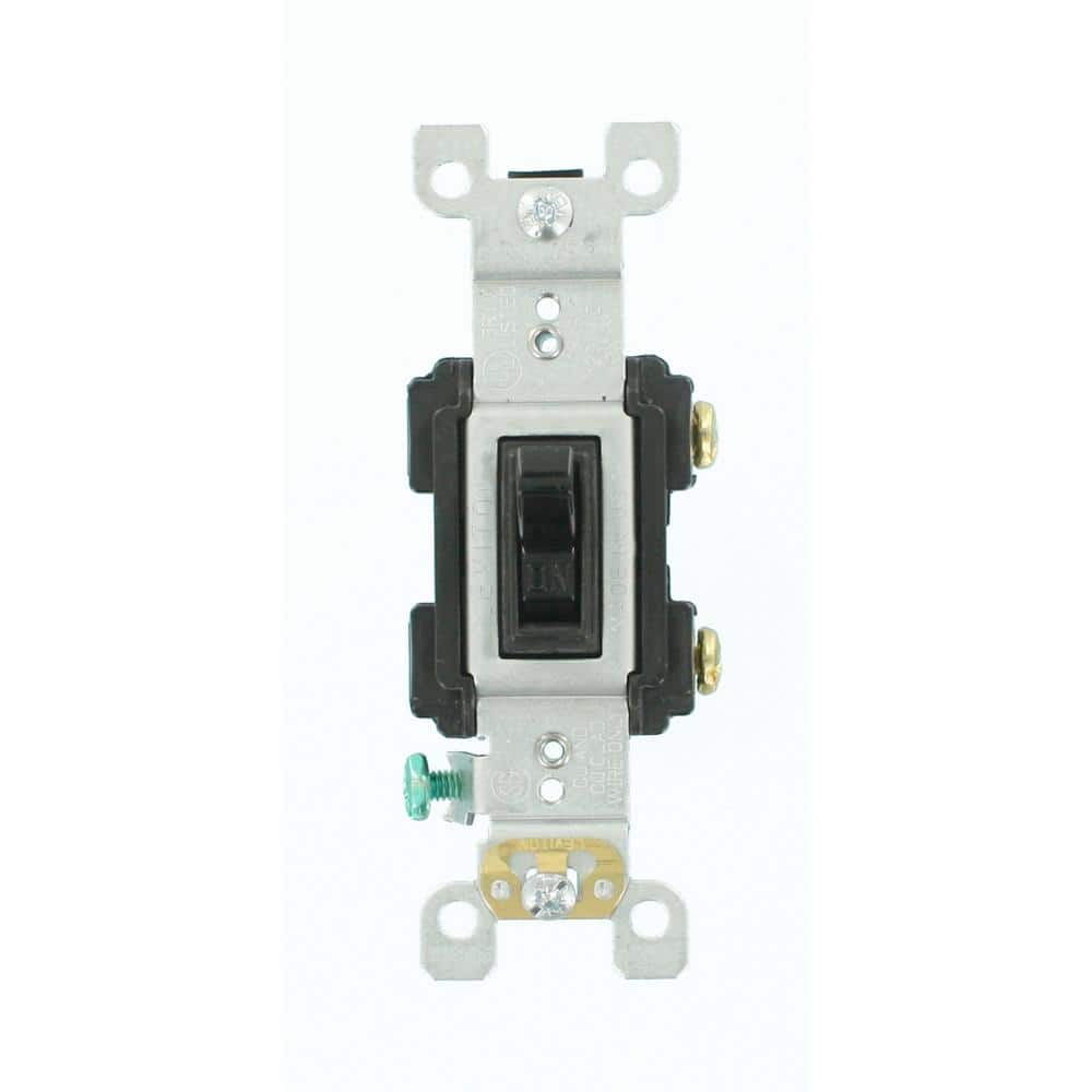 Leviton 15 Amp Preferred Switch, Black RS115-2E R55-RS115-02E - The ...