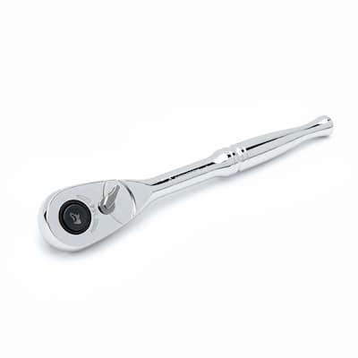 Husky 1/2 in. Drive 100-Position Chrome Locking Flex-Head Ratchet ...