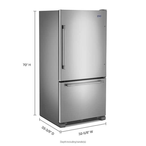 32 refrigerator bottom freezer store