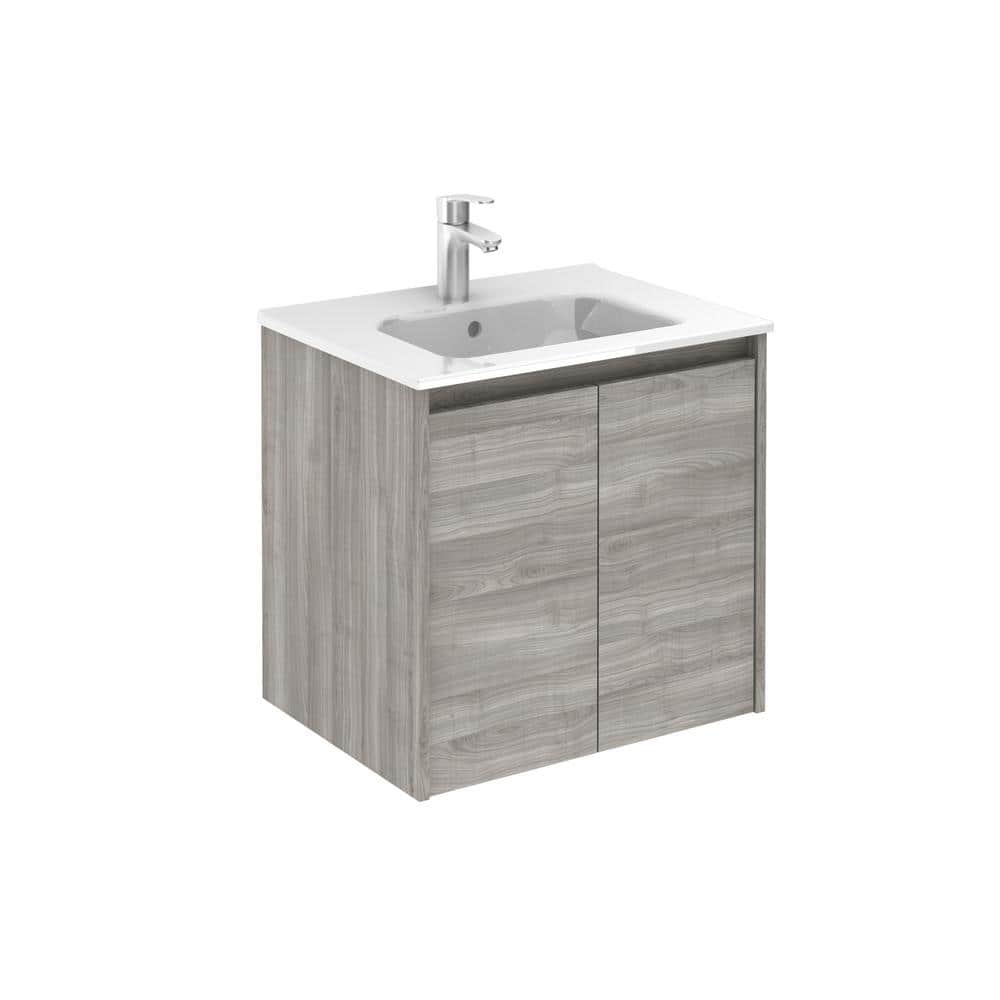 ROYO Sansa 24 in. W x 18 in. D 2/Doors Vanity in Sandy Grey with ...
