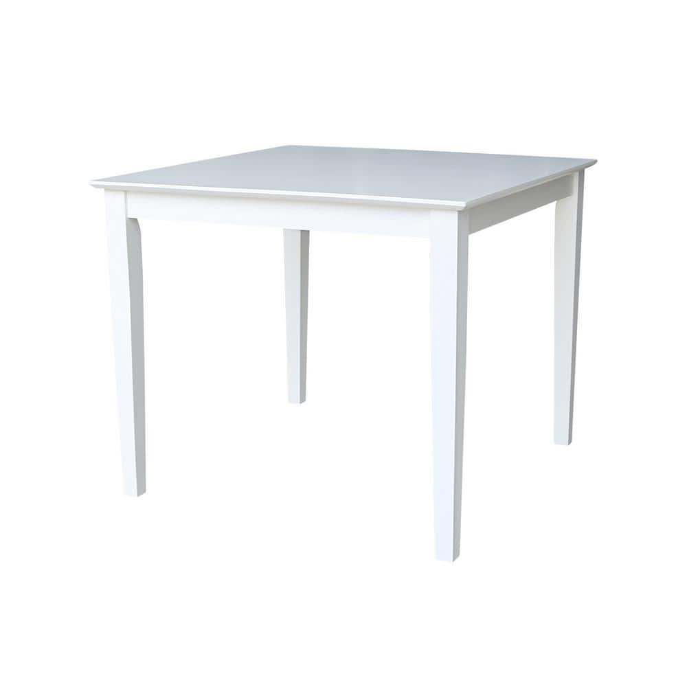 International Concepts Pure White Shaker Dining Table K08-3636-30S ...