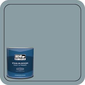 BEHR DYNASTY 1 qt. #540F-4 Shale Gray Satin Enamel Interior Stain ...