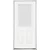 Steves & Sons 36 in. x 80 in. Reliant Clear 1/2 Lite RHIS White Micro ...