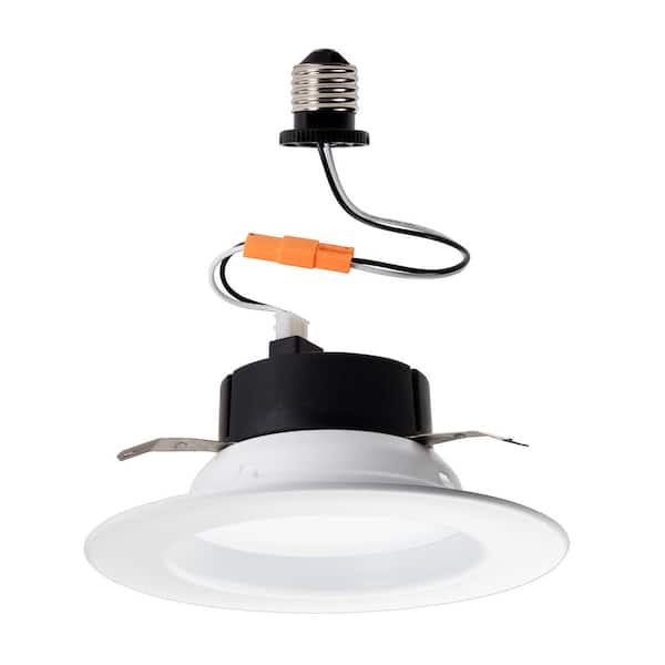 Philips 5 in./6 in. 65-Watt Equivalent White Recessed Dimmable ...