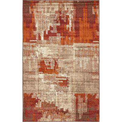 Unique Loom Autumn Cinnamon Multi 2' 0 x 6' 0 Runner Rug 3138131 - The ...