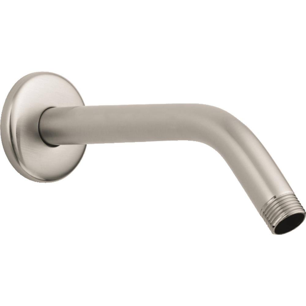 Hansgrohe 9 in. Shower Arm Standard, Brushed Nickel 04186823 - The Home ...