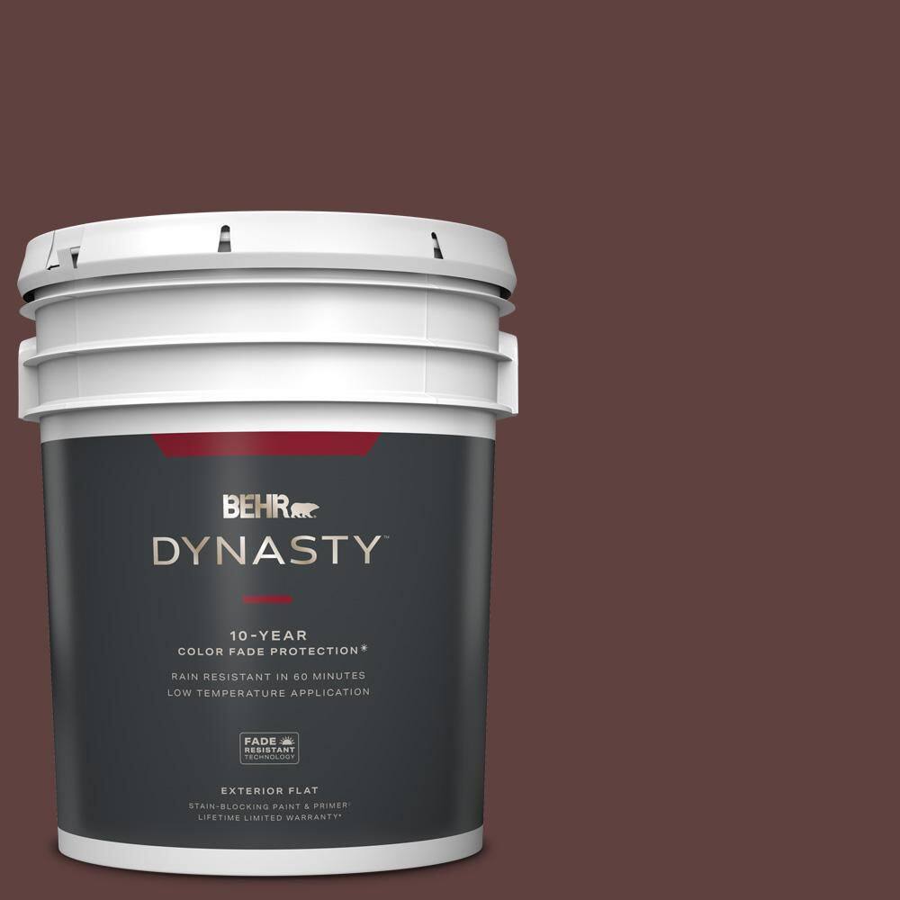 BEHR DYNASTY 5 gal. #BXC-21 Chicory Root Flat Exterior Stain-Blocking ...