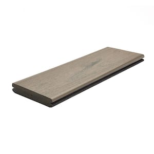 Trex Transcend Lineage 1 in. x 6 in. x 1 ft. Island Mist Composite Deck ...
