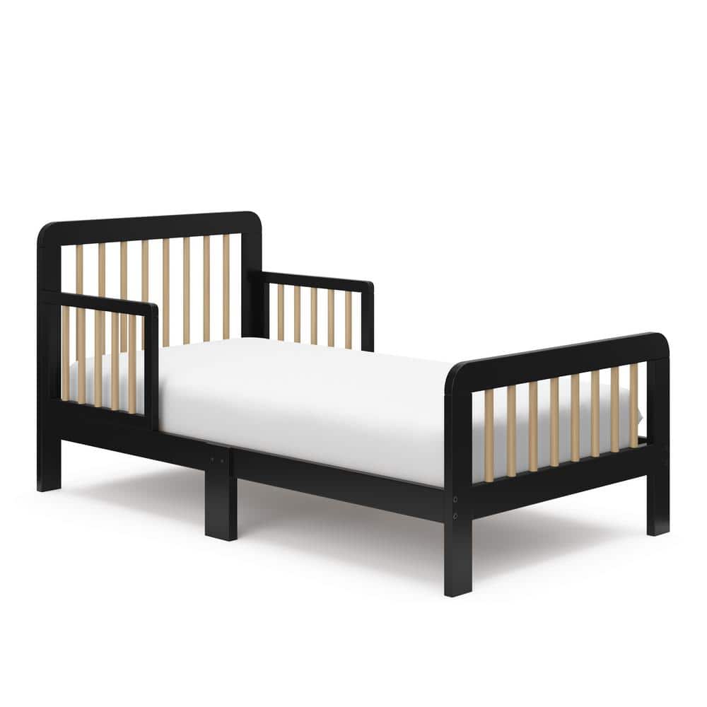 Storkcraft Pasadena Black with Driftwood Crib Toddler Bed 05361-17B ...