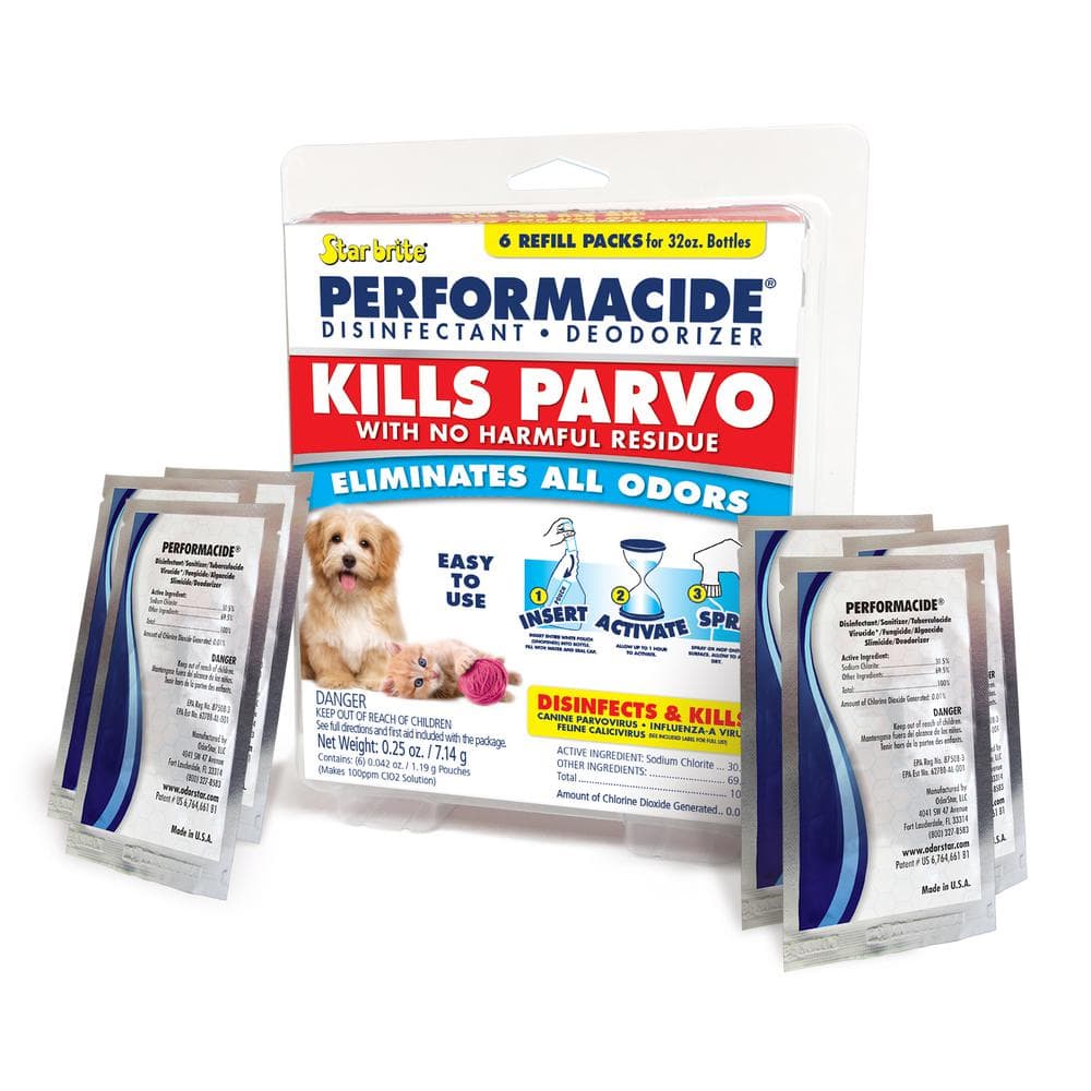 Performacide Kills Parvo 6 Pack 32 oz. Refill 103032R-6 - The Home Depot