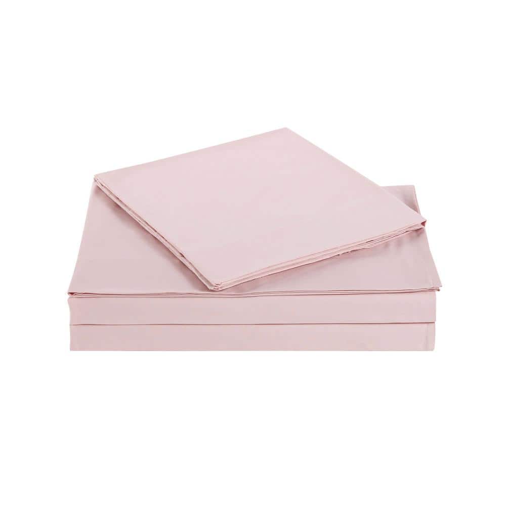 Truly Soft Blush 4-Piece Solid 180 Thread Count Microfiber Full Sheet ...