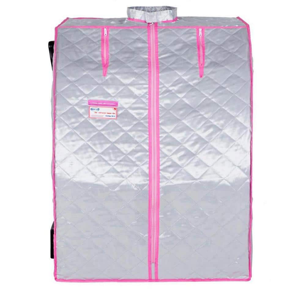 cadeninc 1-Person Folding Half Body Silver Infrared Sauna tent with ...