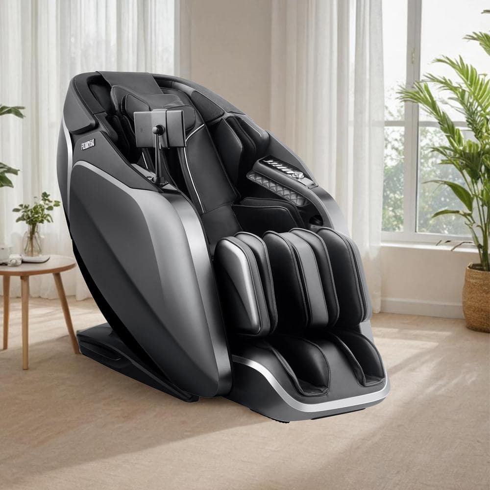 FUJIIRYOKI Cyber Relax Pro - Faux Leather 4D Dual Massage Robot Flex ...