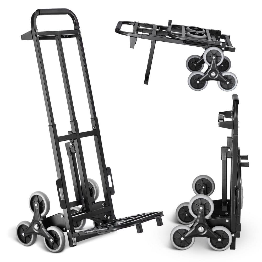 SVOPES 460 lbs. Capacity Stair Climbing Cart, Heavy-Duty Folding Dolly ...