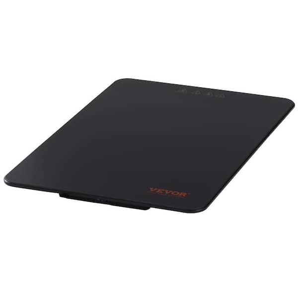 VEVOR Electric Warming Tray 16.5 in. x 11 in. Portable Tempered Glass ...