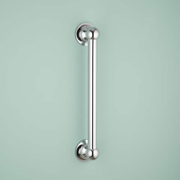 Glacier Bay 24 in. Rounded Style Grab Bar in Chrome 068 HWDGB25 - The ...