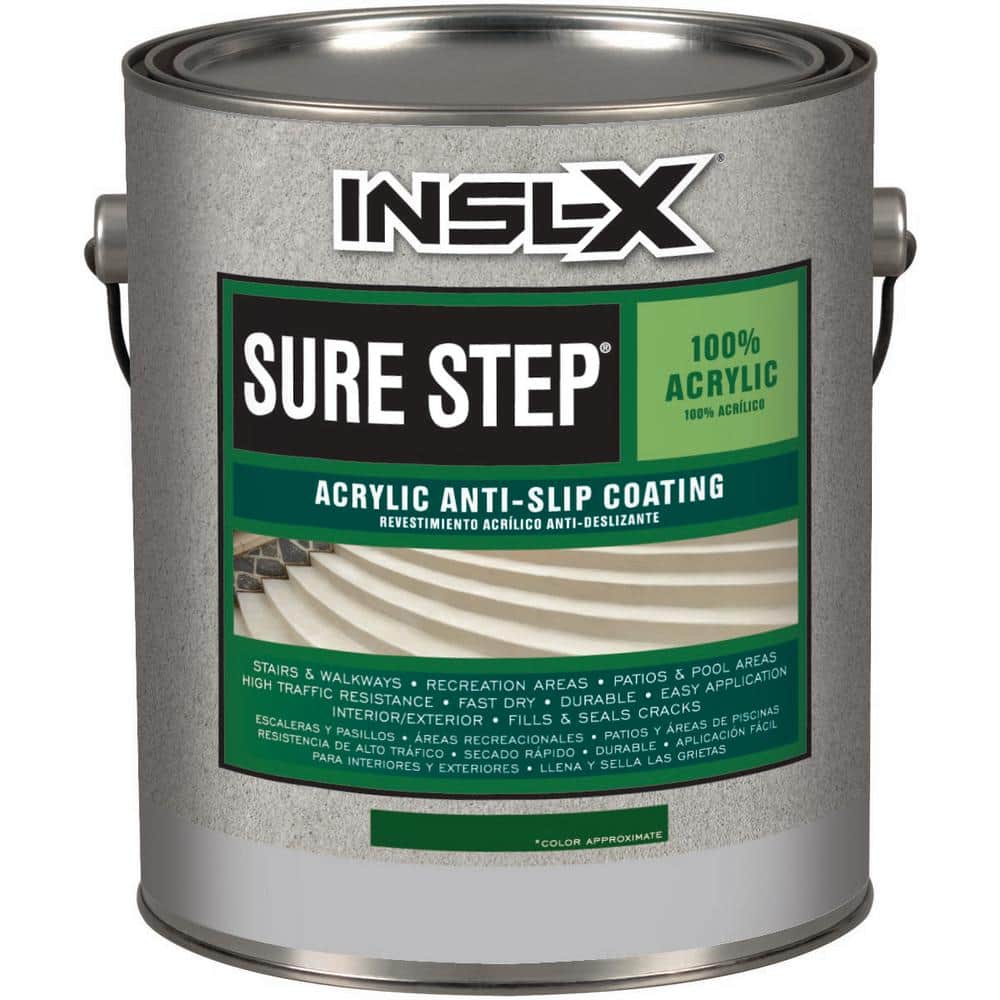 Sure Step 1 Gal. Pine Green Satin Interior/Exterior Concrete Paint SU ...