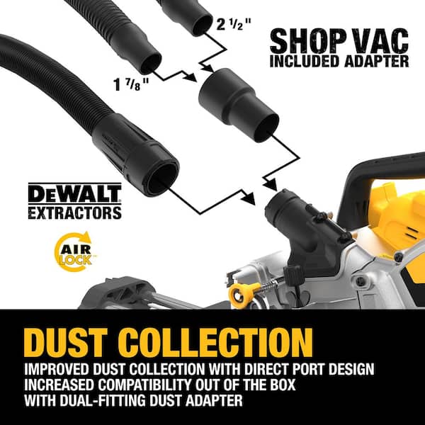 DEWALT 60V Lithium-Ion 12 in. Cordless Sliding Miter Saw (Tool Only ...