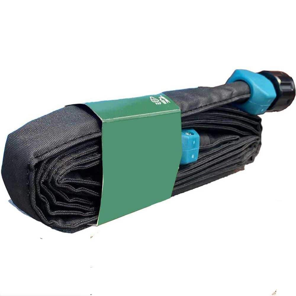 Oyezvary 10 ft. Linkable Flat Soaker Hose for Garden, Dual-Layer Leak ...