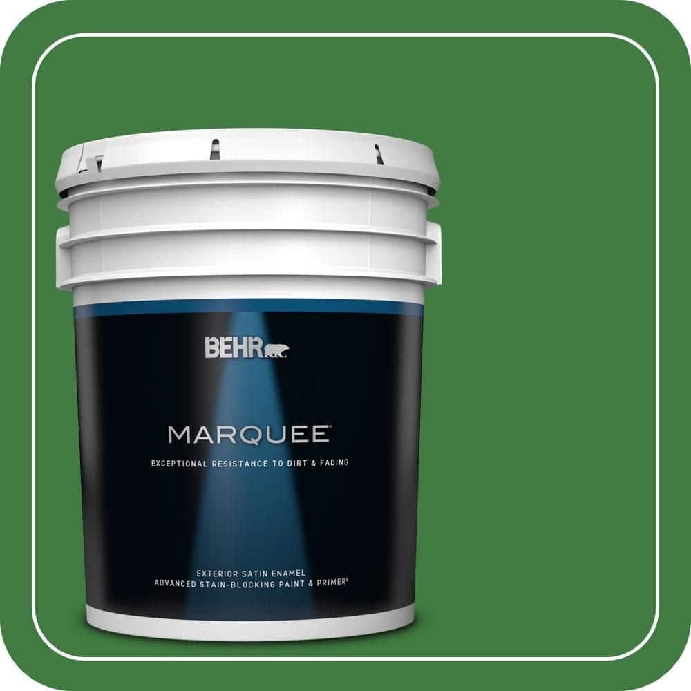 BEHR MARQUEE 5 gal. #M390-7 Hills of Ireland Satin Enamel Exterior ...