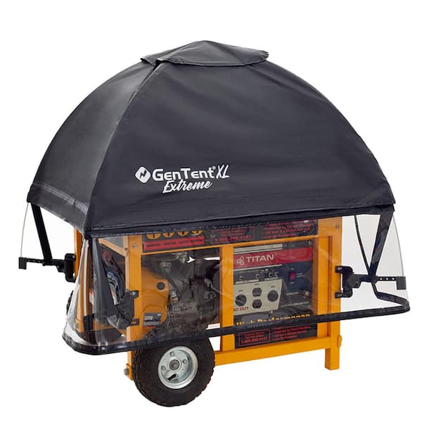 GenTent XL Generator Running Cover - Universal Kit (Extreme, Black ...