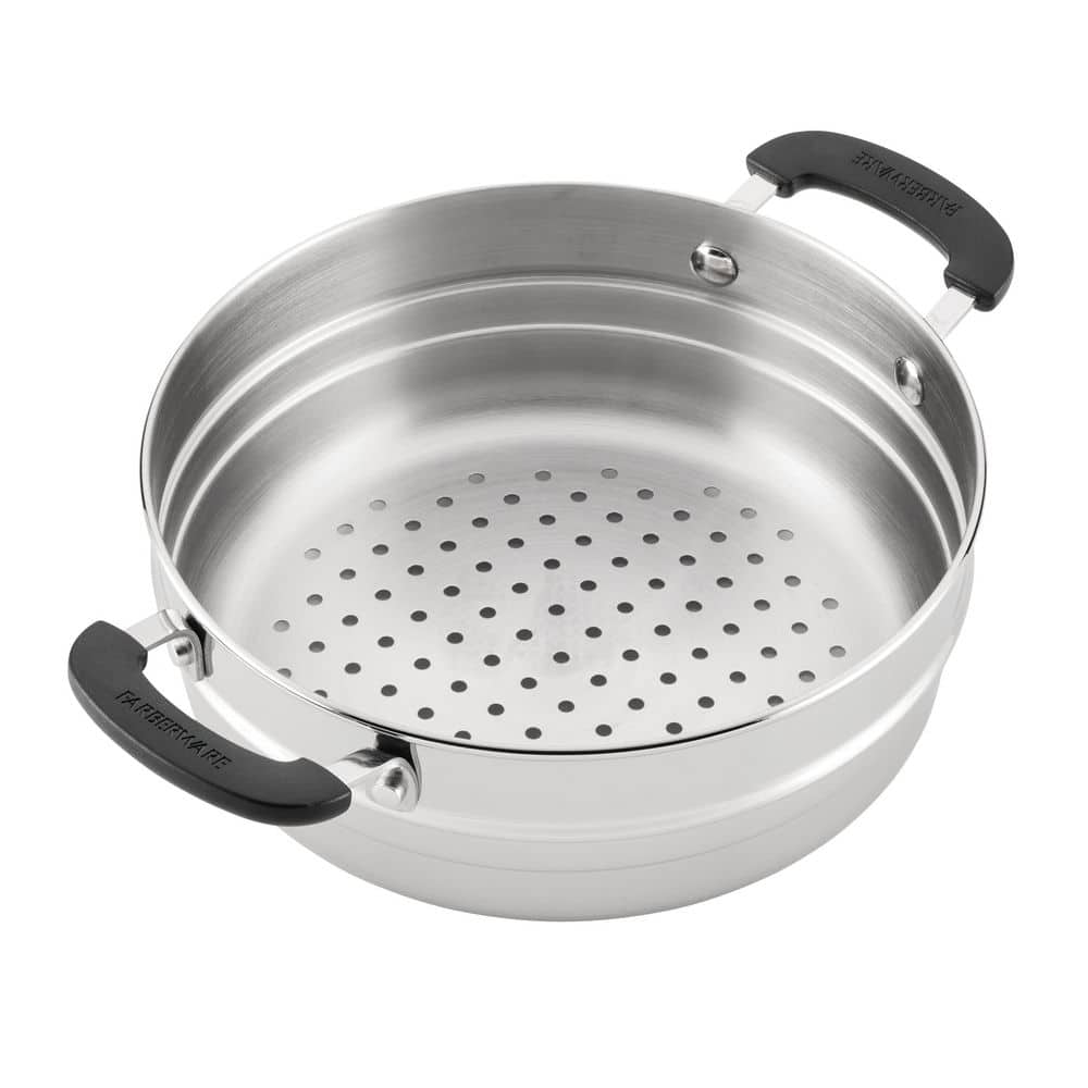 Farberware Brilliance 10 Inch Silver Stainless Steel Steamer Insert ...