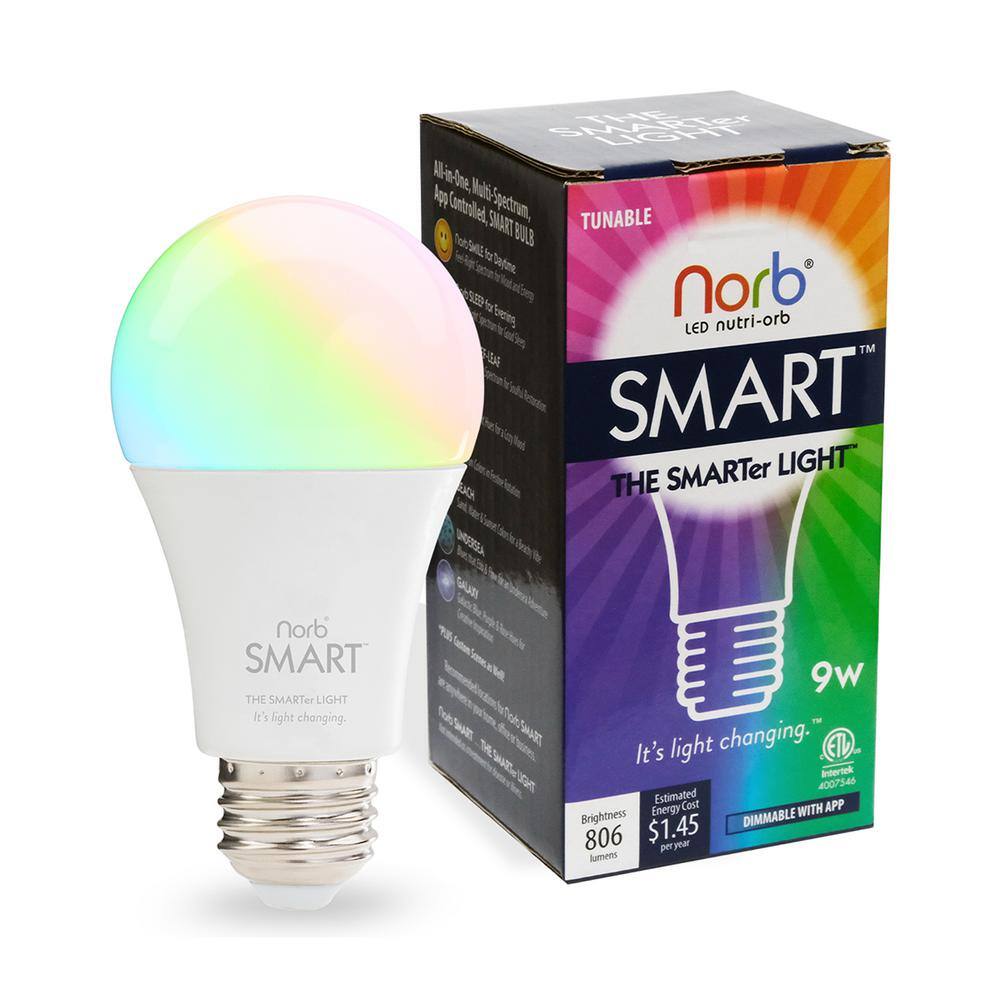 ELECWISH NorbSLEEP 9W Equivalence-Sleep-Wake A19 2650-5000K Smart ...