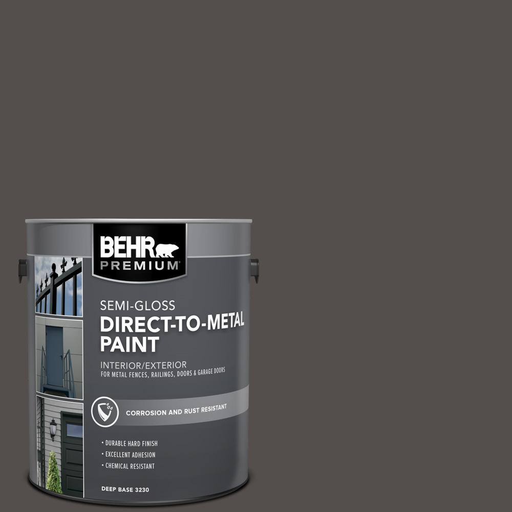 BEHR PREMIUM 1 gal. #PPU24-02 Berry Brown Semi-Gloss Direct to Metal ...