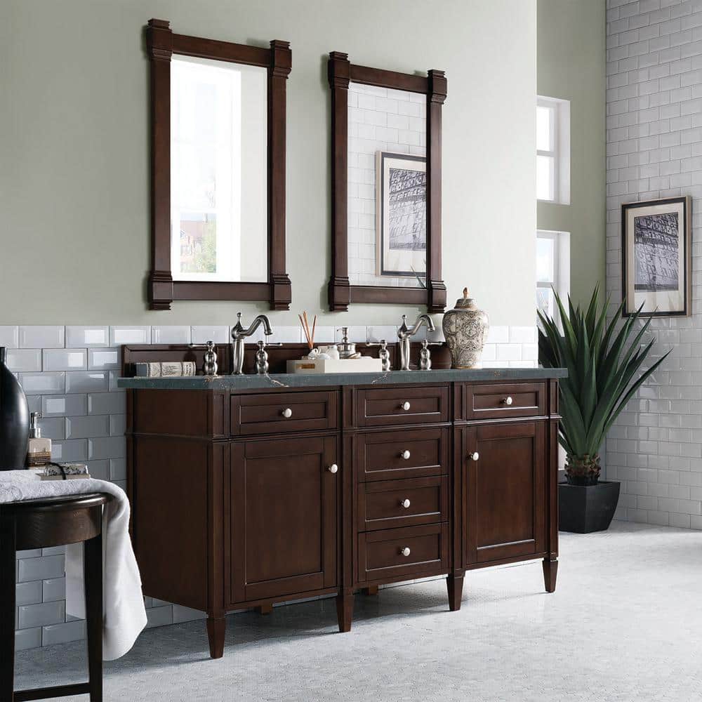 James Martin Vanities Brittany 60.0 in. W x 23.5 in. D x 34.0 in. H ...