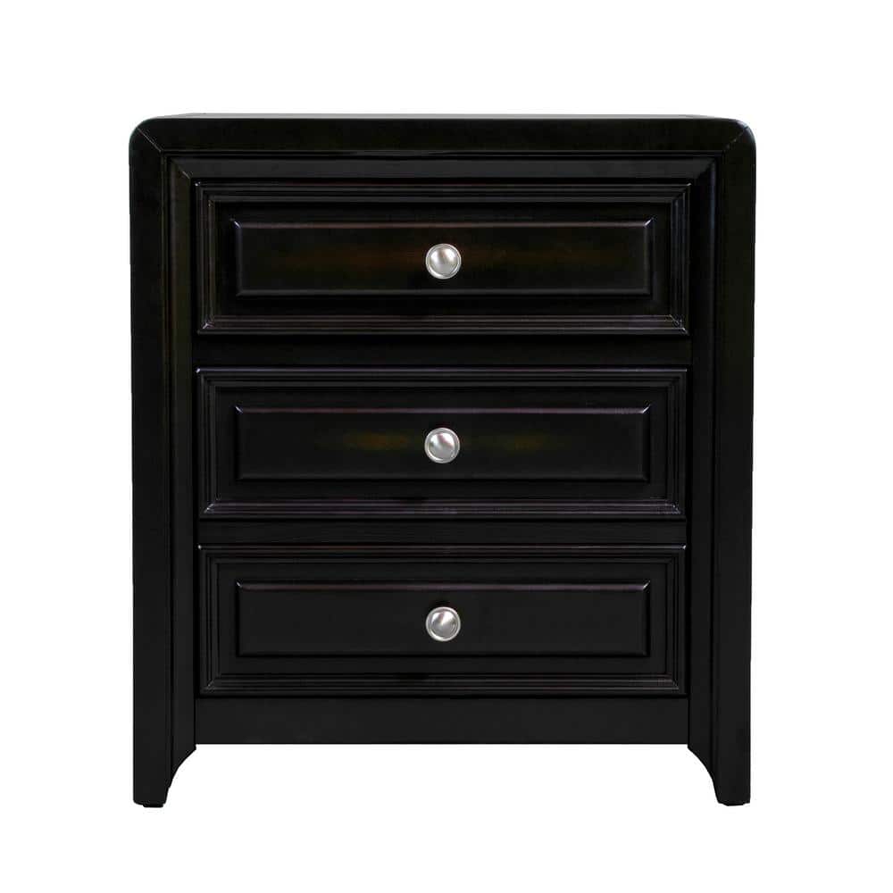 Furniture of America Tucson 3-Drawer Espresso Nightstand IDF-7058N ...