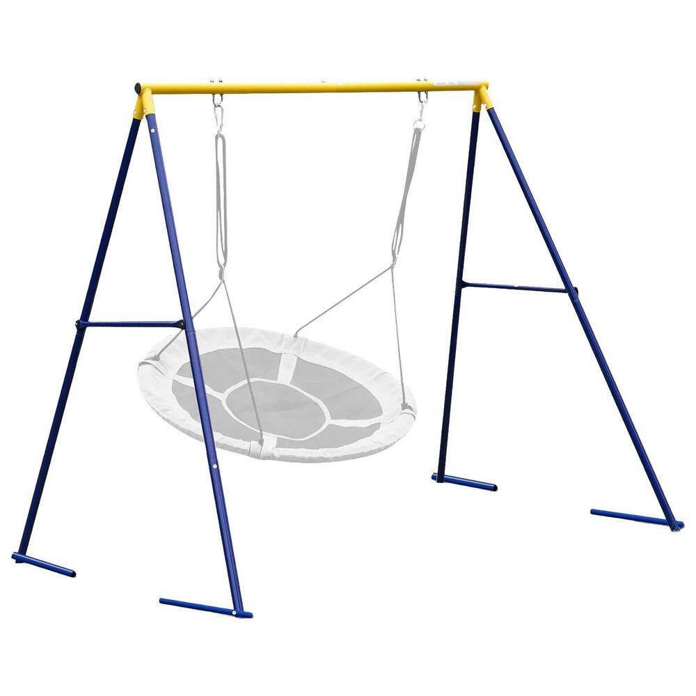 LUKVIZO A Frame Swing Stand, 71 in. Height Full Metal Frame, Anti-Rust ...
