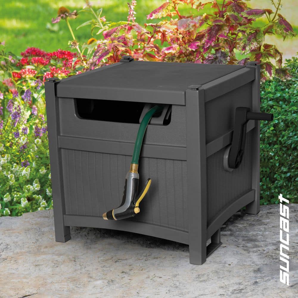 Suncast 225 ft. Smart Tube Smart Trak Hose Hideaway PTK212P - The Home ...