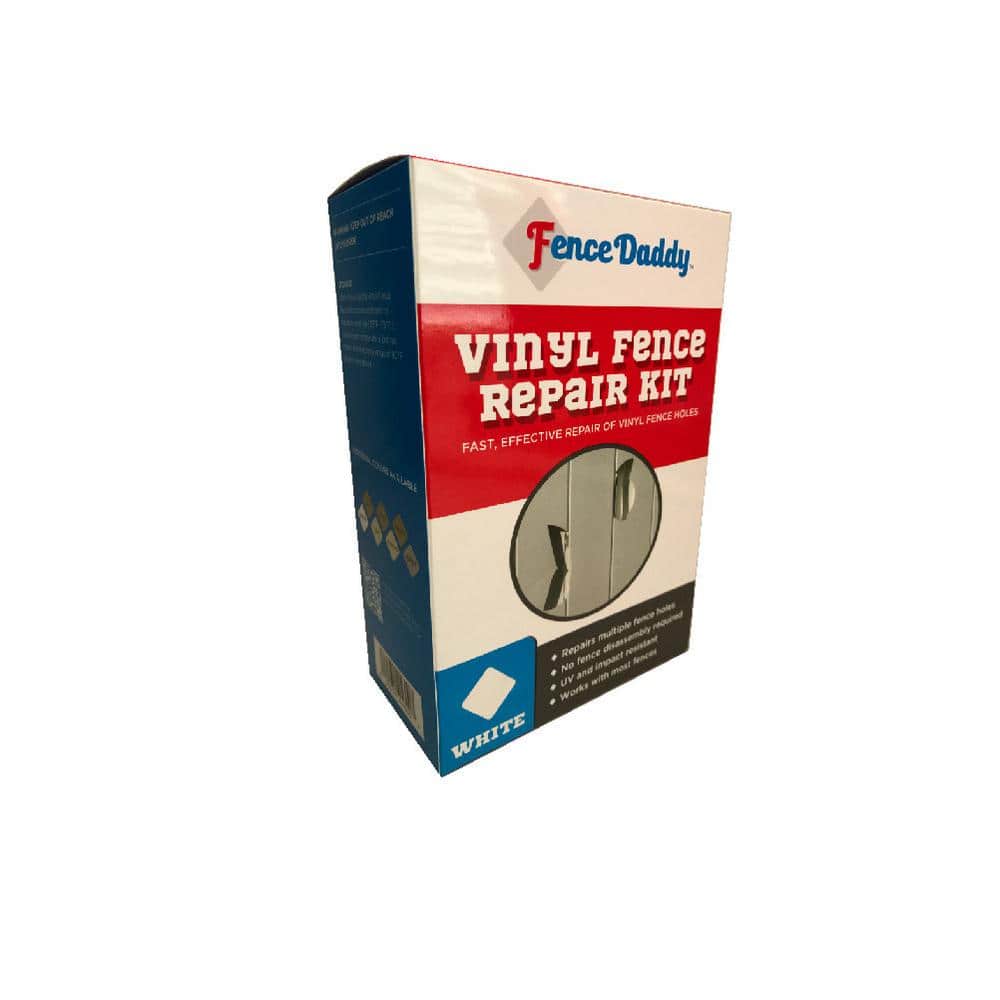 FENCE DADDY Vinyl Fence Repair Kit in White 45-0GSK-E42F - The Home Depot