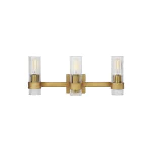 Generation Lighting Geneva 4.5 in. W x 20 in. H 2-Light Burnished Brass ...
