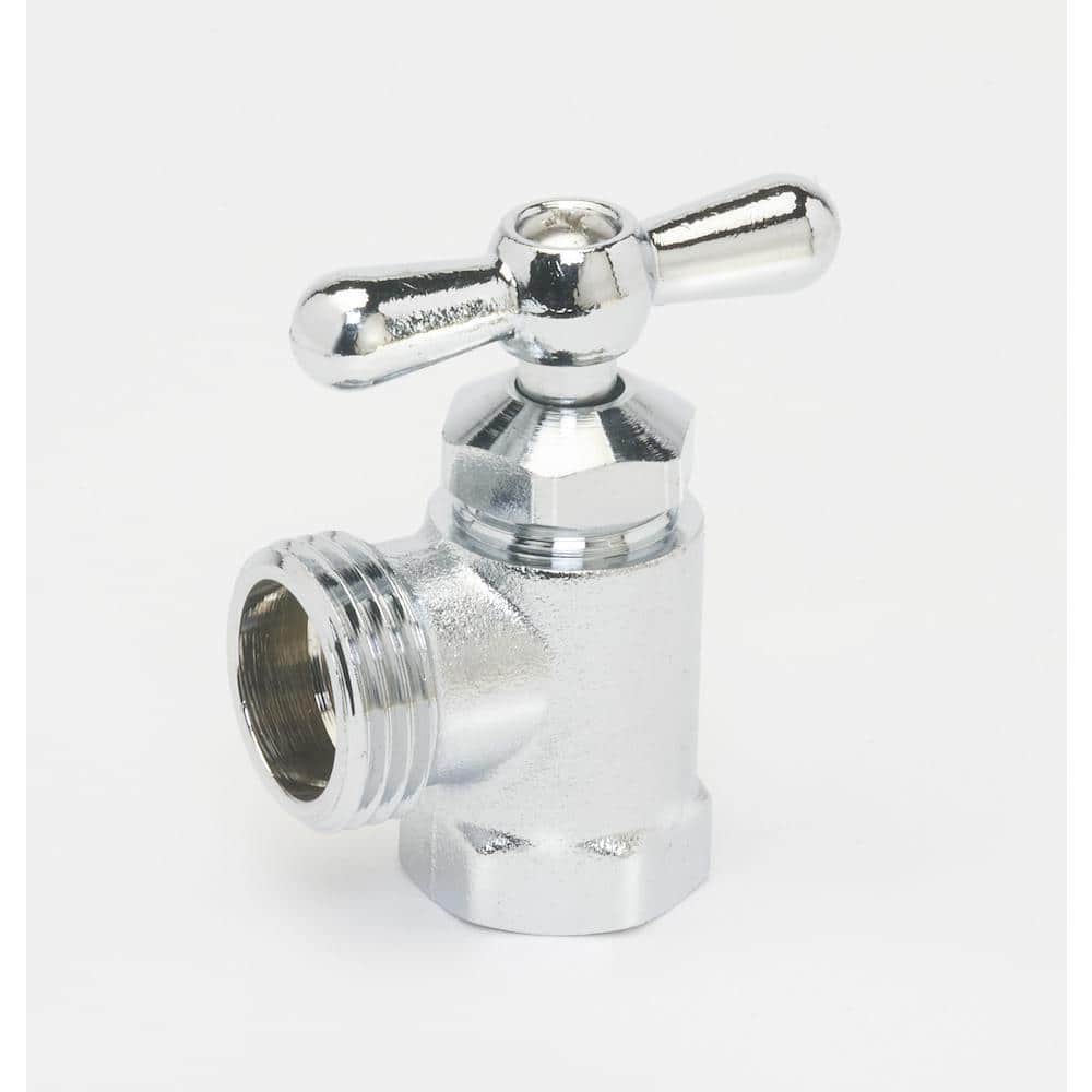 Mueller Global 1/2-in FIP Chrome-Plated Brass Front Operated Washing ...