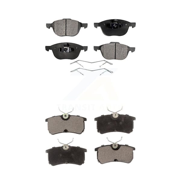 TEC Front Rear Ceramic Brake Pads Kit For Ford Focus KTC-100029 KTC ...